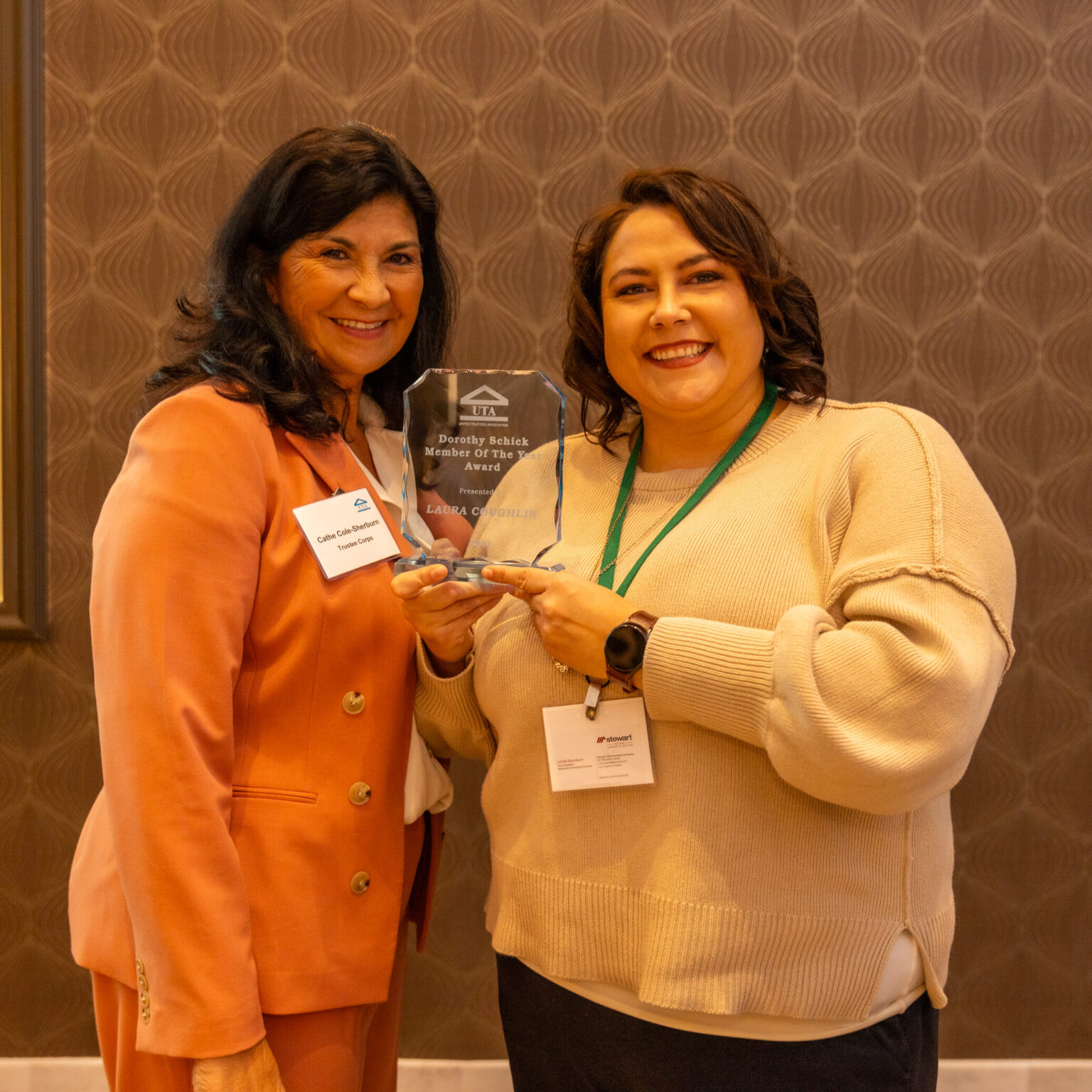 Laura Coughlin Receives Member of the Year Award | United Trustees ...